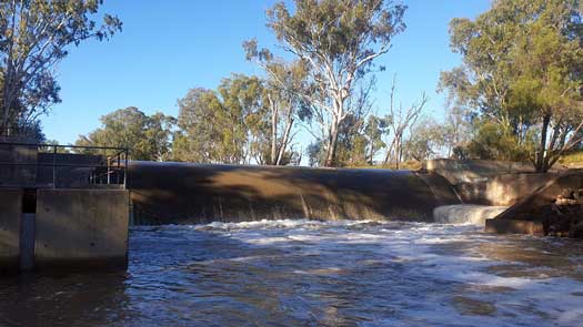 Weirs on the Darling River | ETA Unknown